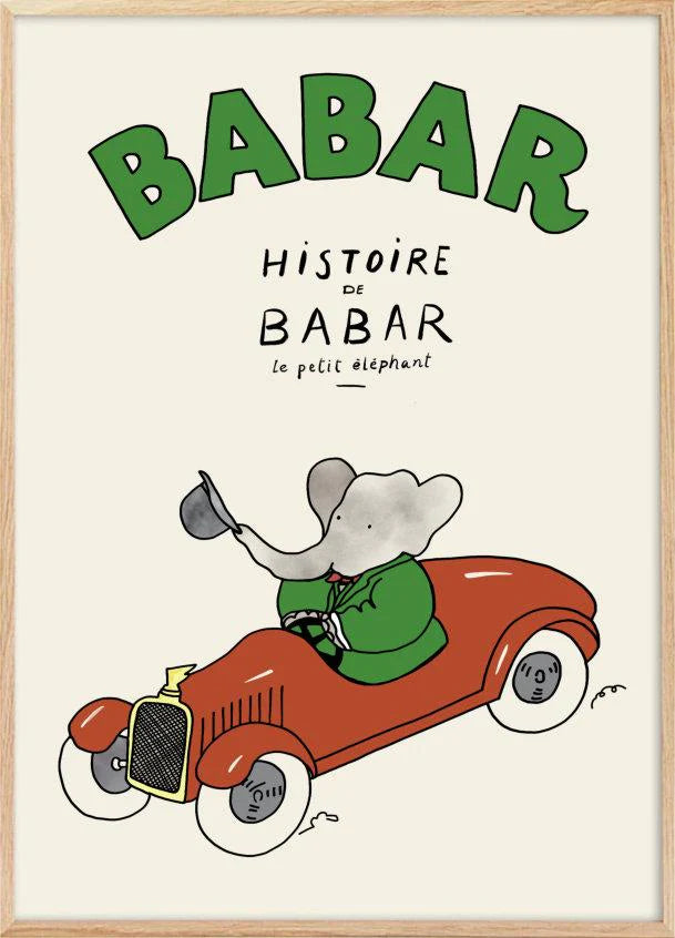 Babar plakater - Historien om Babar– Plakatcph.com
