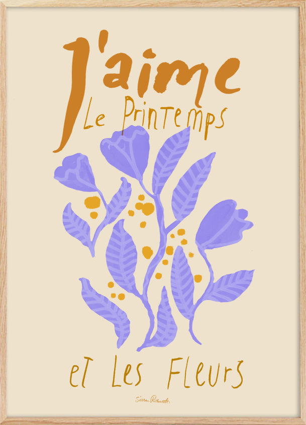 J'aime Le Printemps plakat / Nyhed– Plakatcph.com